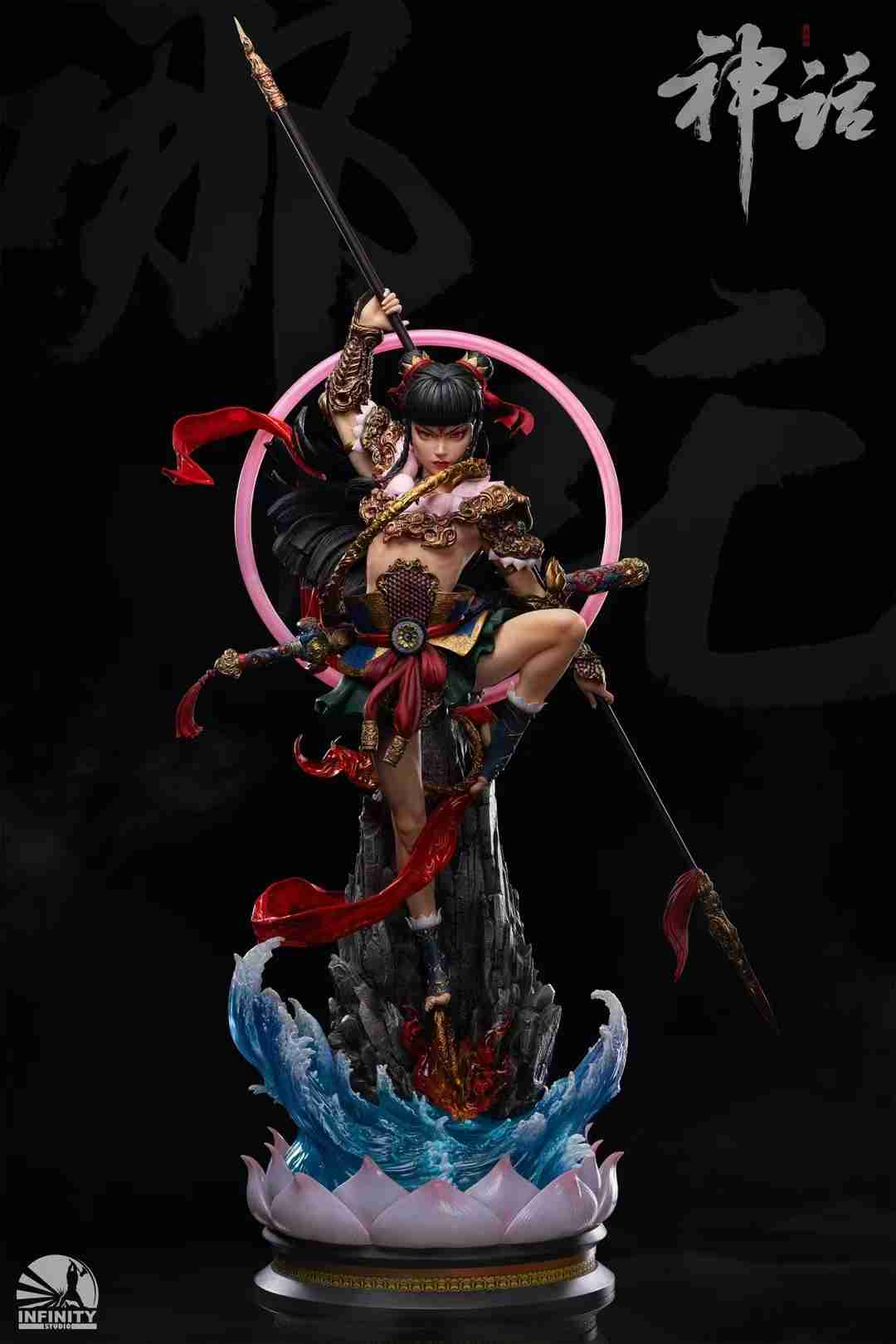 Mythology Series – Nezha: Rebirth of the Lotus 1/4 Full-Body Statue ...
