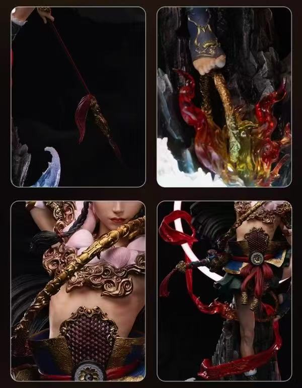 Mythology Series – Nezha: Rebirth of the Lotus 1/4 Full-Body Statue ...